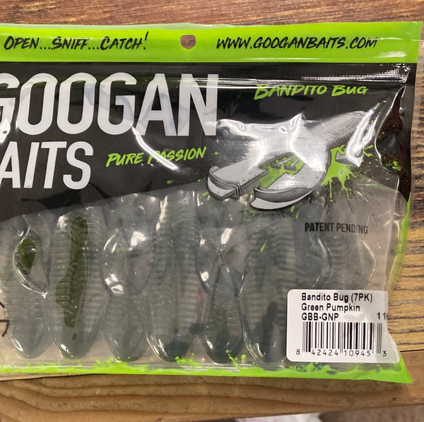Googan Bandito Bug - Green Pumpkin – Lake Fork Resort