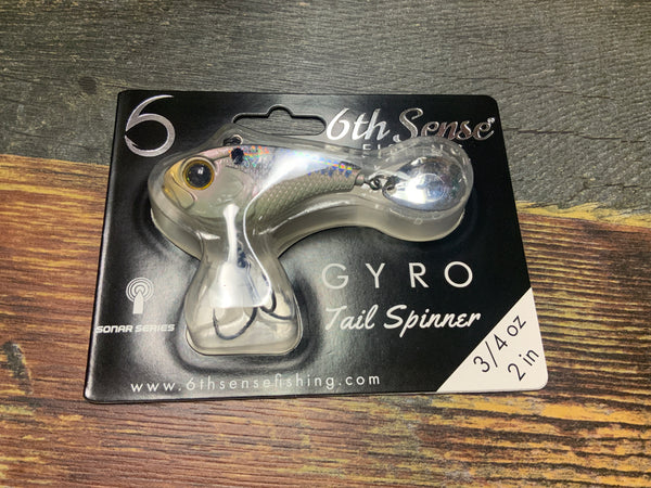 6th Sense Gyro Tail Spinner 3/4 oz. 2" Shad Scales – Lake Fork Resort