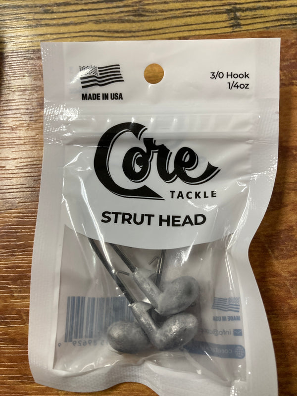 Core Tackle Strut Head 1/4 oz. 3/0 – Lake Fork Resort
