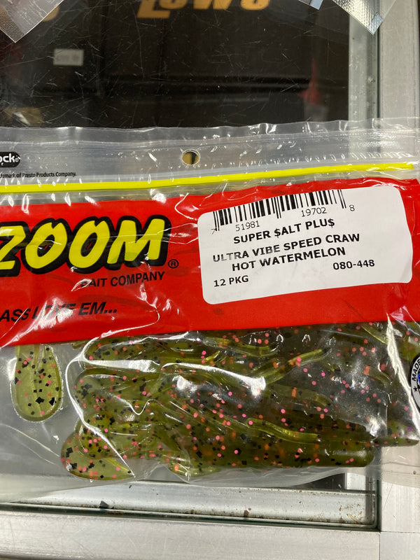 Zoom U-V Speed Craw - Hot Watermelon – Lake Fork Resort