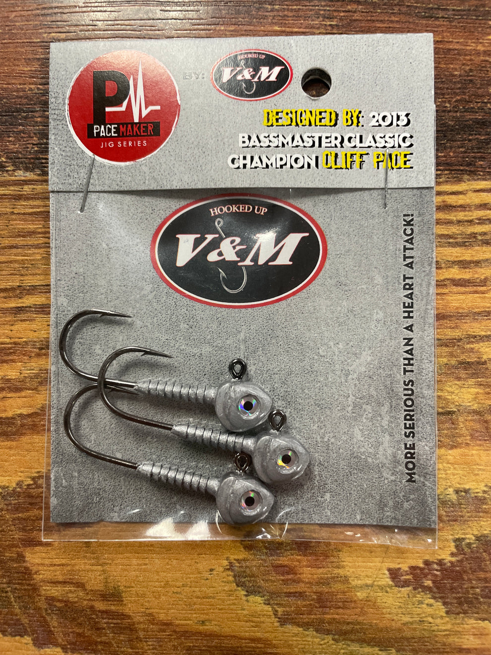 V&M Sonar Lockdown Head 1/4 oz. Raw – Lake Fork Resort