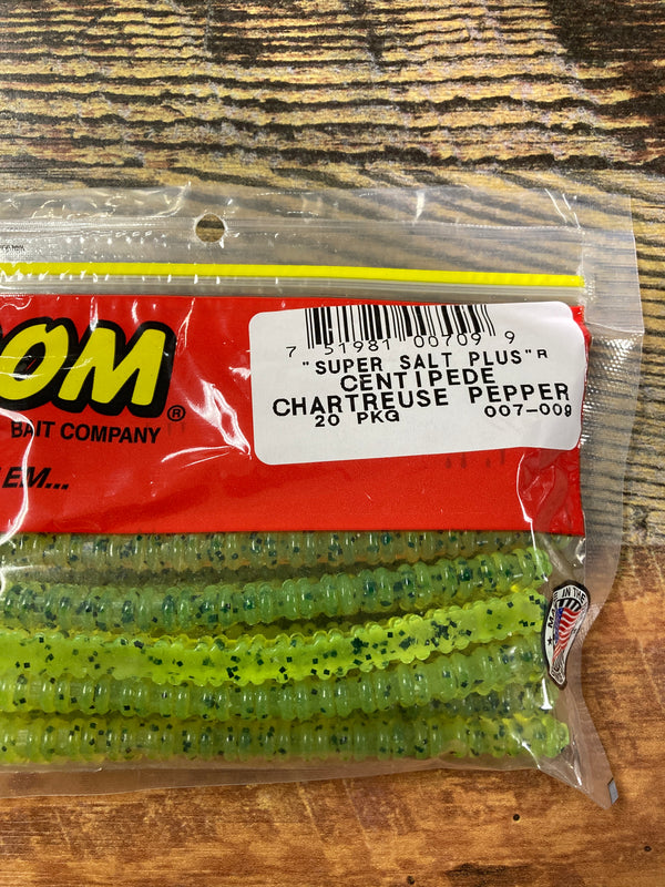 Zoom Centipede - Chartreuse Pepper – Lake Fork Resort