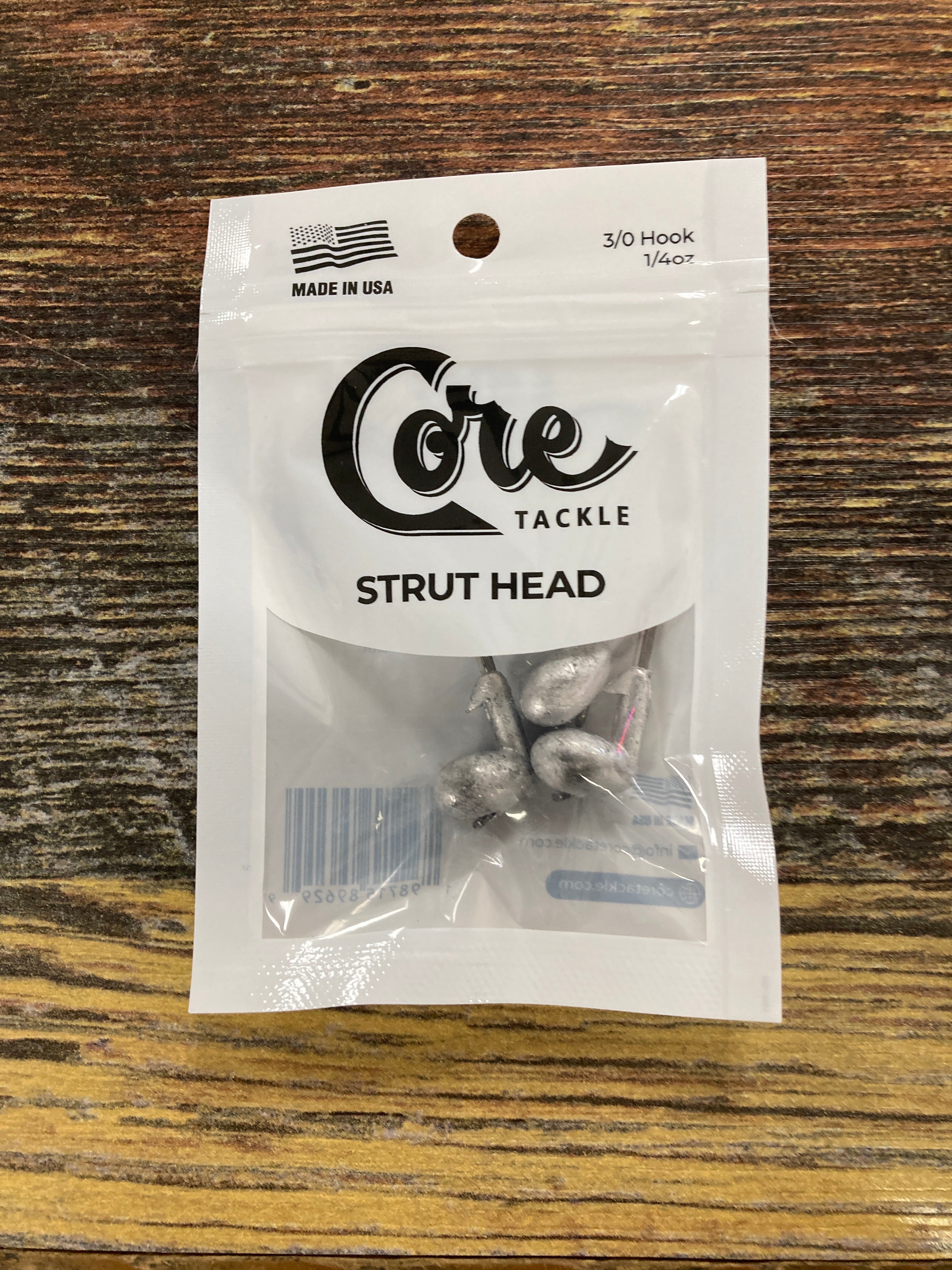 Core Tackle Strut Head 1/4 oz. 3/0 – Lake Fork Resort