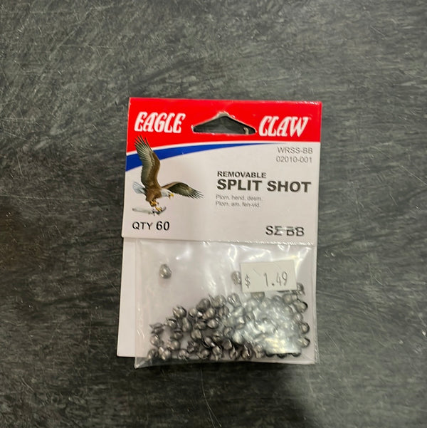 Eagle Claw Removable Split Shot Sz BB – Lake Fork Resort