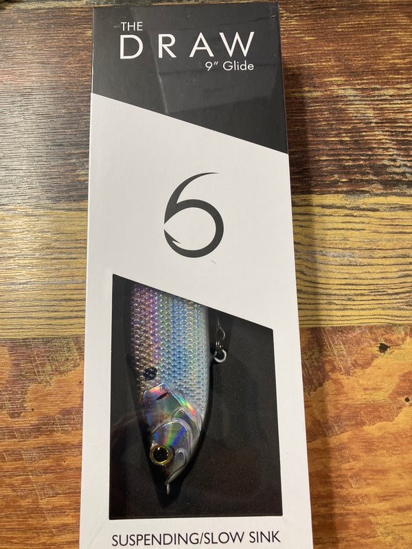 6th Sense Draw 9” Glide Slow Sink - Live Gizzard Flash – Lake Fork Resort