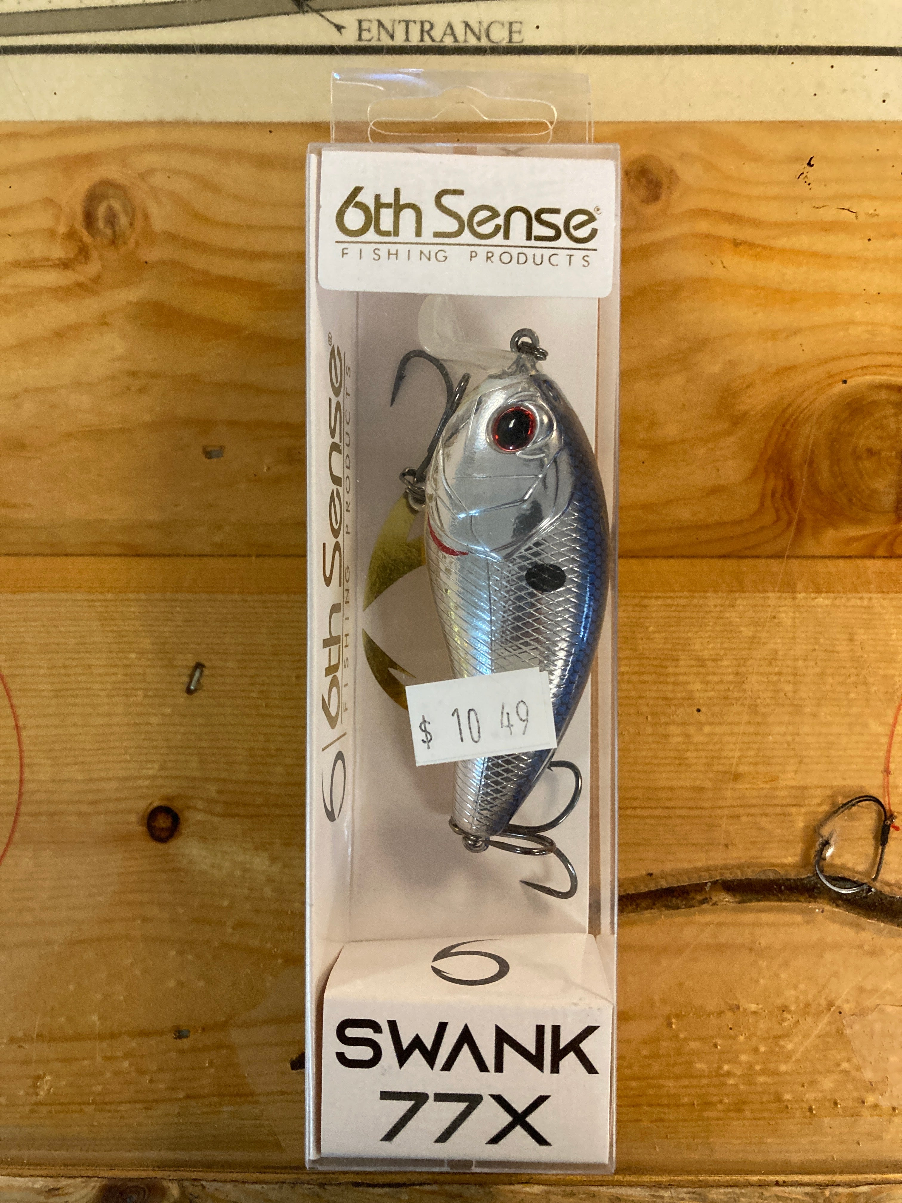 6th Sense Swank 77X - 3/4 oz. Chrome Bacon – Lake Fork Resort