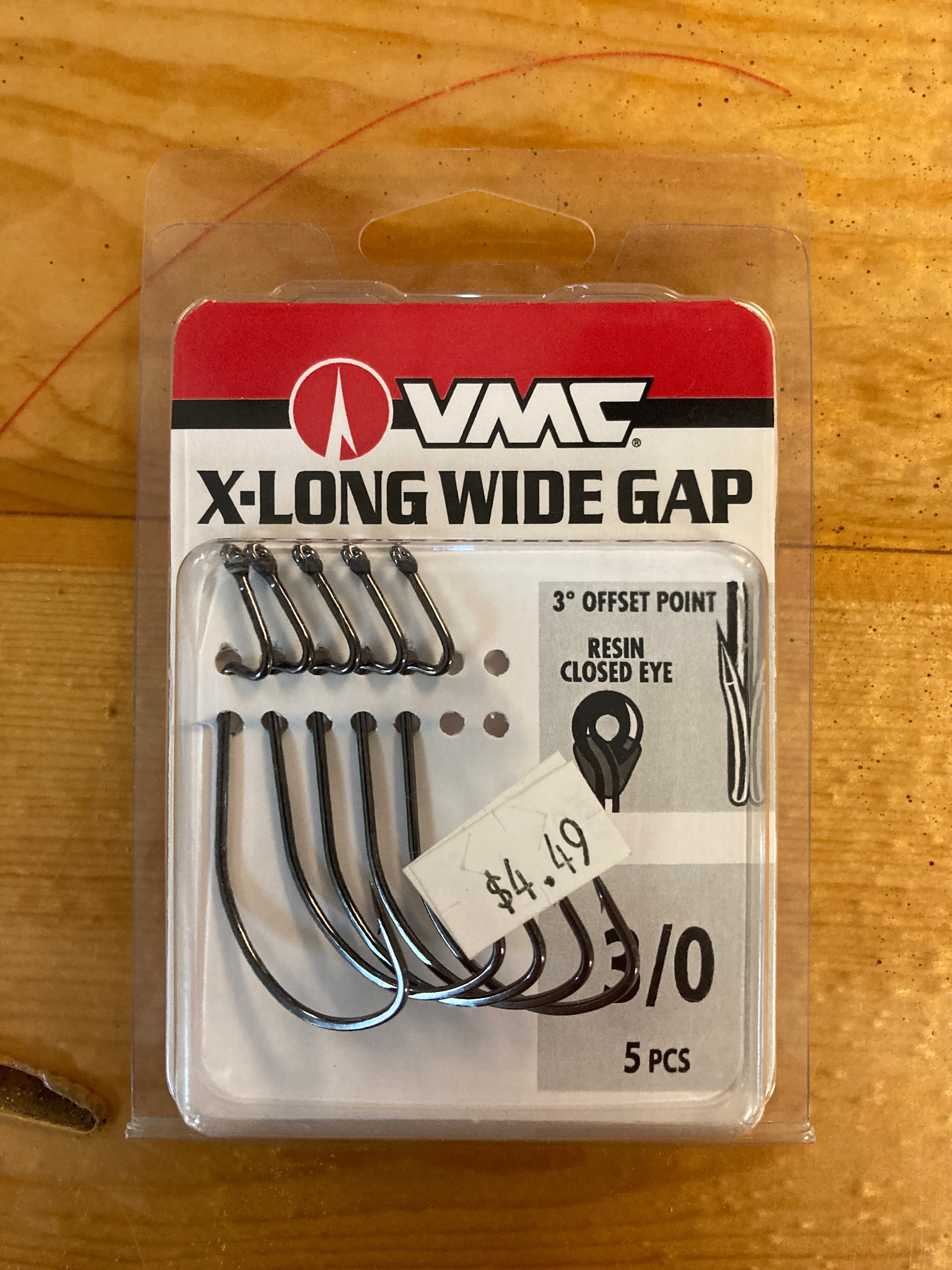 VMC X-Long Wide Gap. 3/0 – Lake Fork Resort