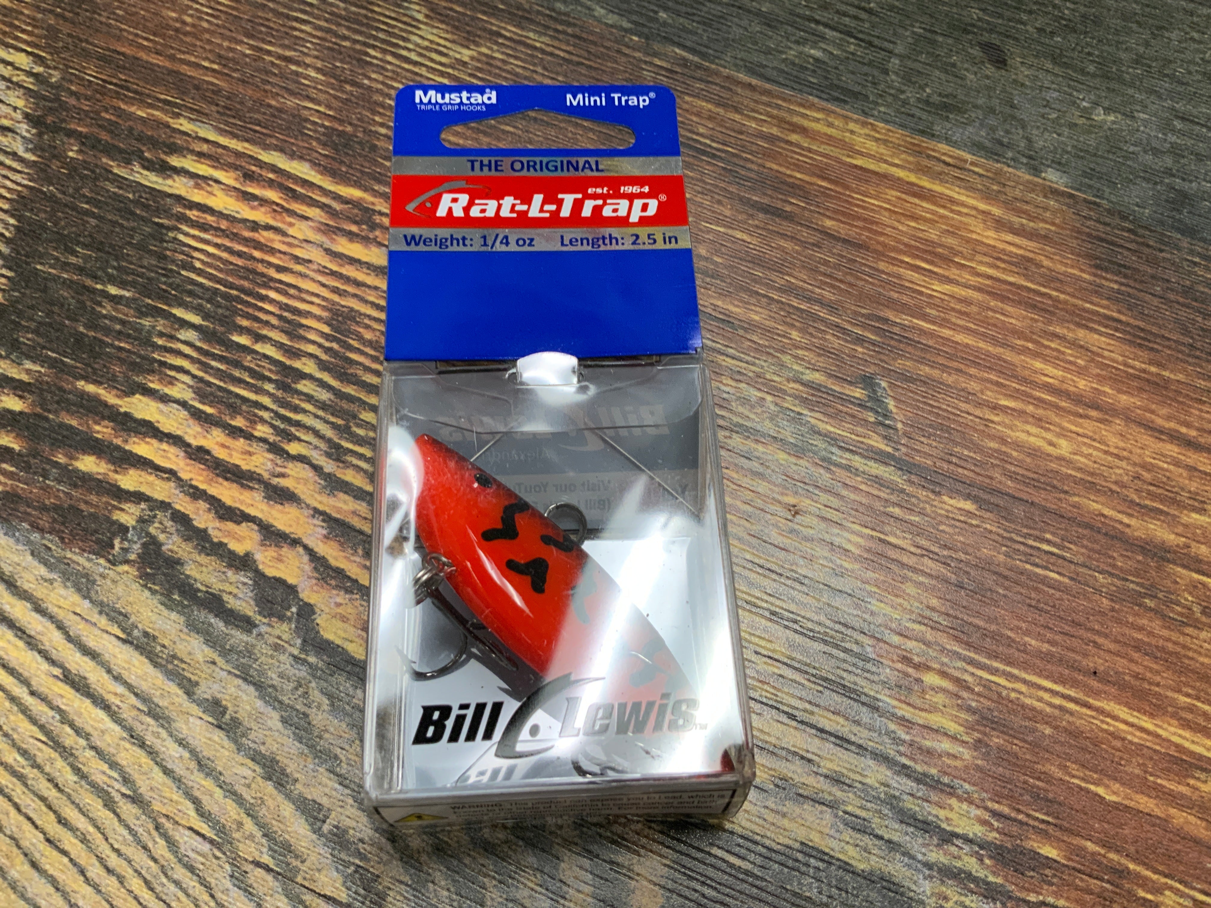 Bill Lewis Mini Trap 1/4 oz. Orange Crawdad – Lake Fork Resort