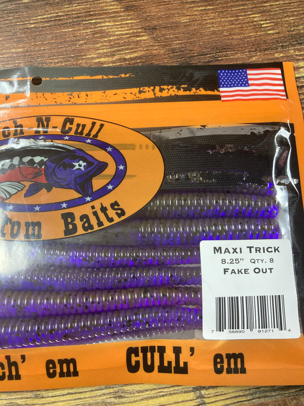 Catch N Cull Maxi Trick worm Fake Out – Lake Fork Resort