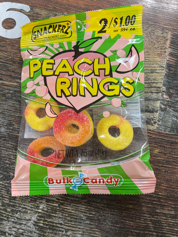 Snackerz Peach Rings – Lake Fork Resort
