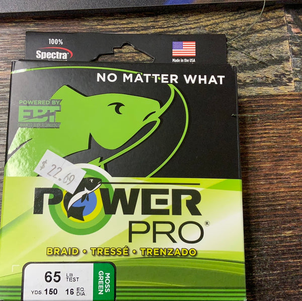 POWER PRO 65 LB TEST – Lake Fork Resort