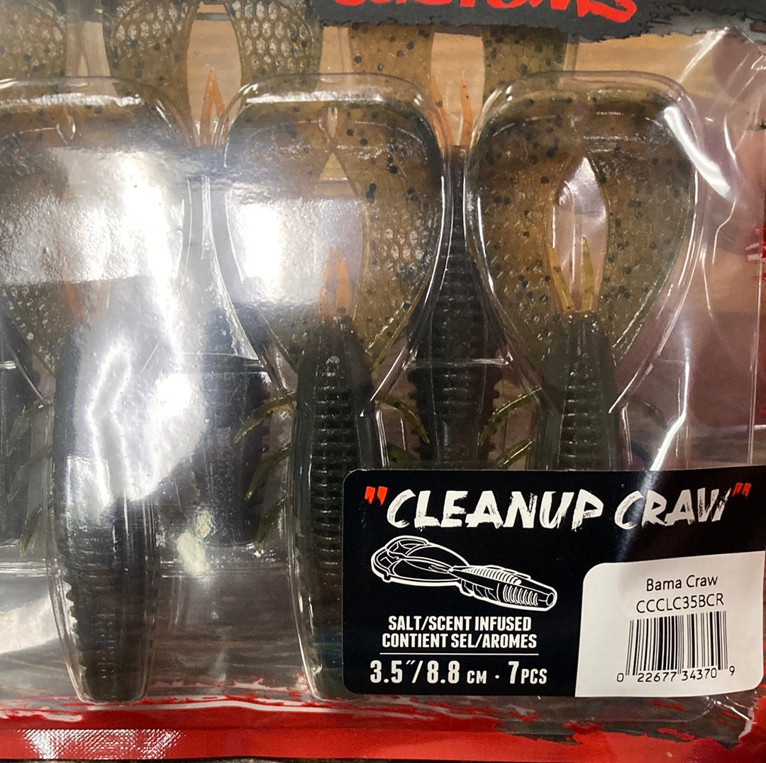Rapala Crush City Clean up Craw 3.5" Bama Craw – Lake Fork Resort
