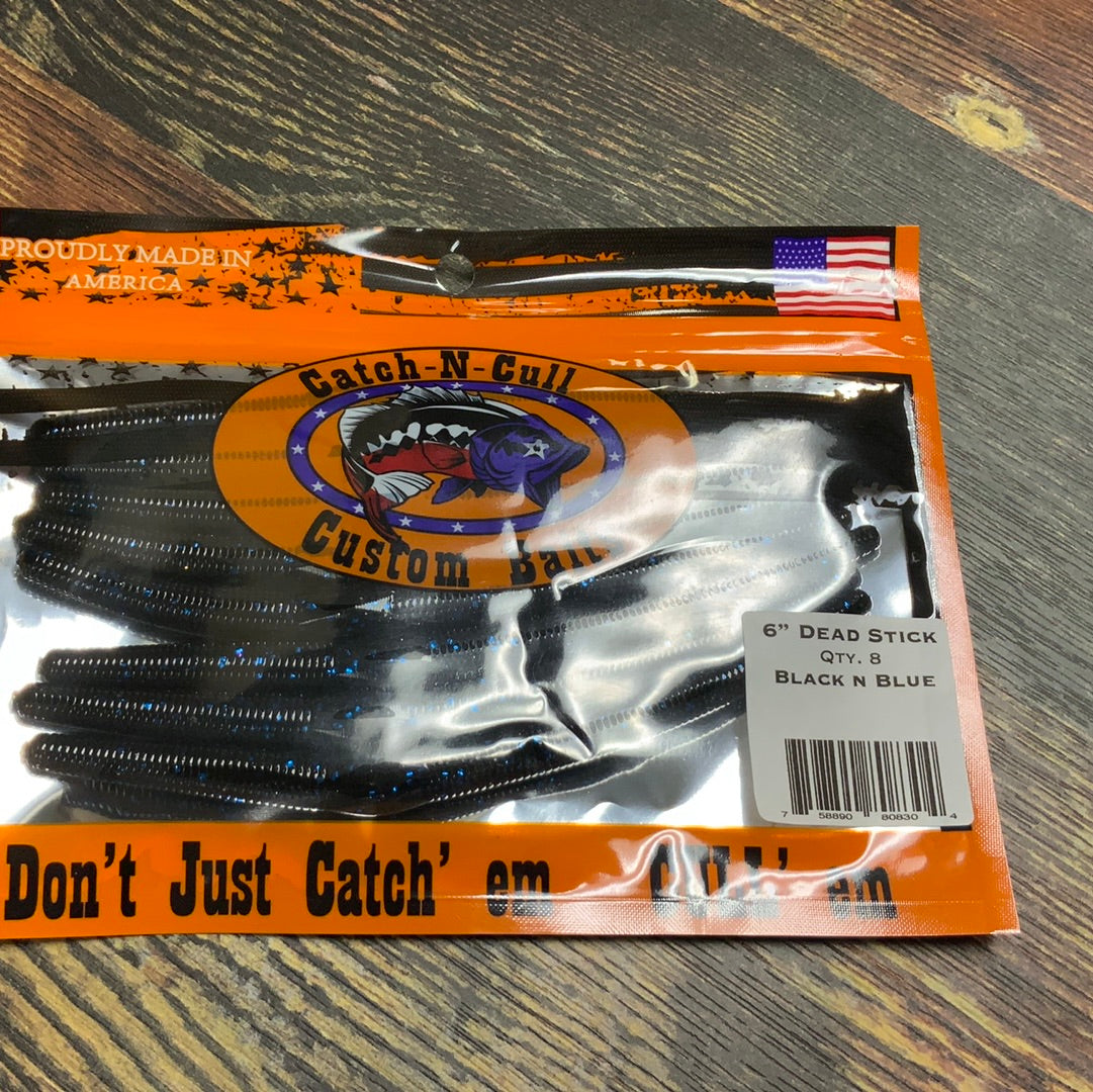 Catch-N-Cull Dead Stick 6" Black N Blue – Lake Fork Resort