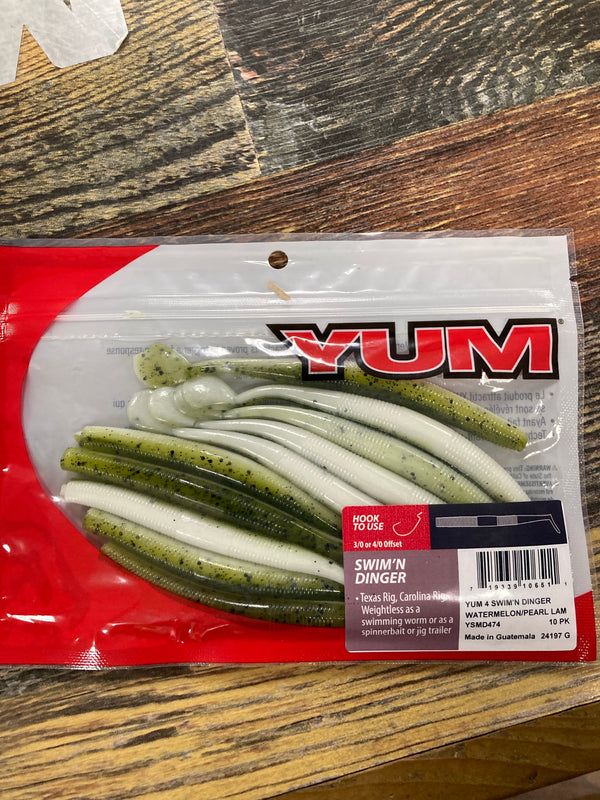Yum 4 Swim'n Dinger - Watermelon Pearl Lam – Lake Fork Resort