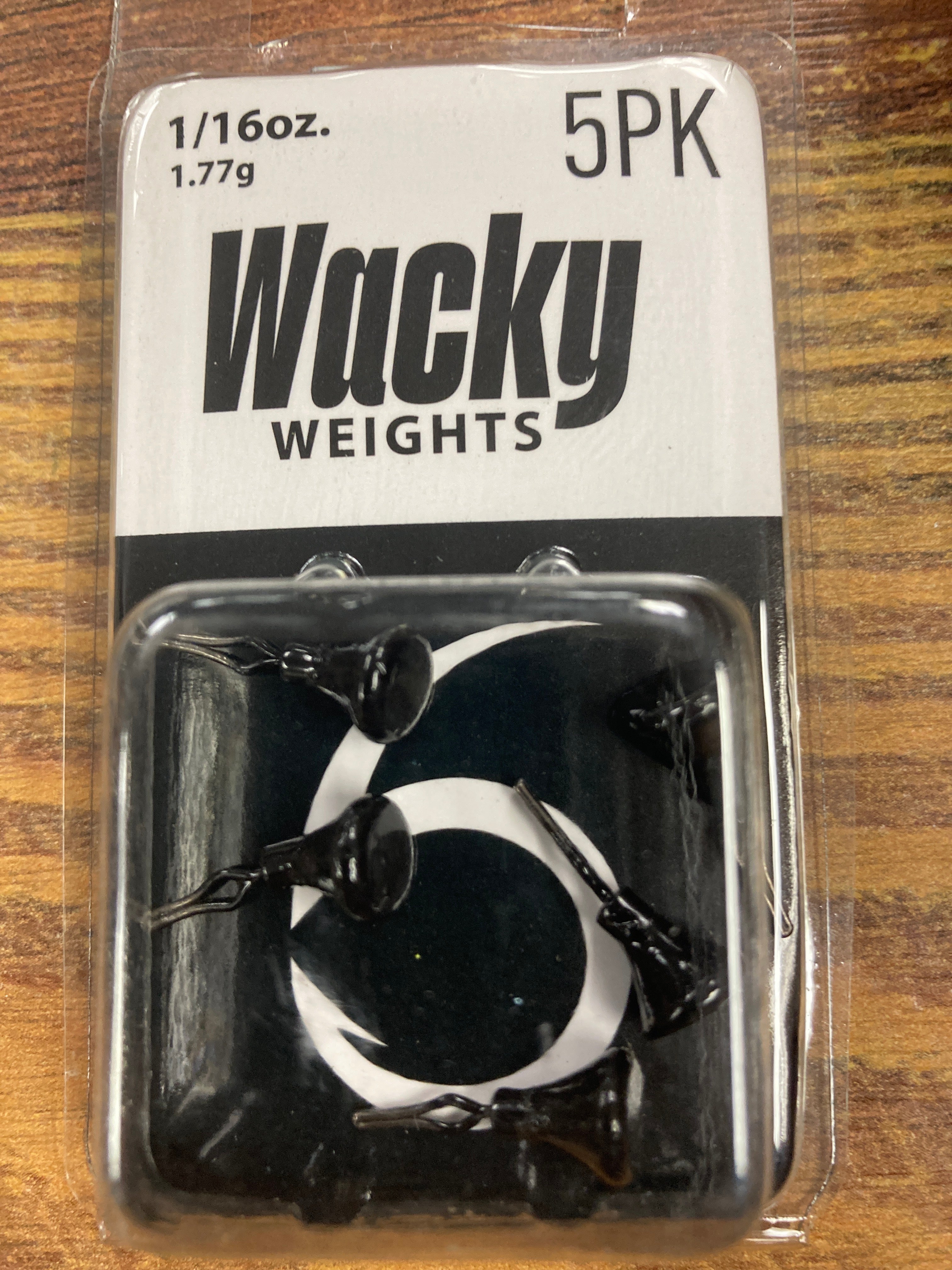 6th Sense Wacky Weights 1/16 oz black – Lake Fork Resort