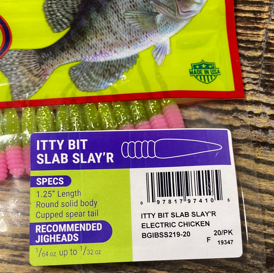 Bobby Garland Itty Bit Slab Slayer Electric Chicken – Lake Fork Resort