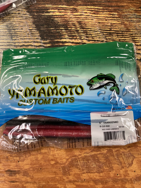 YAMAMOTO SENKO LAMINATE 5” RED SHAD – Lake Fork Resort