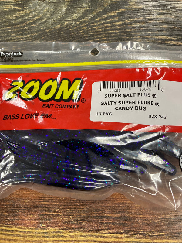 Zoom Super Fluke - Candy Bug – Lake Fork Resort