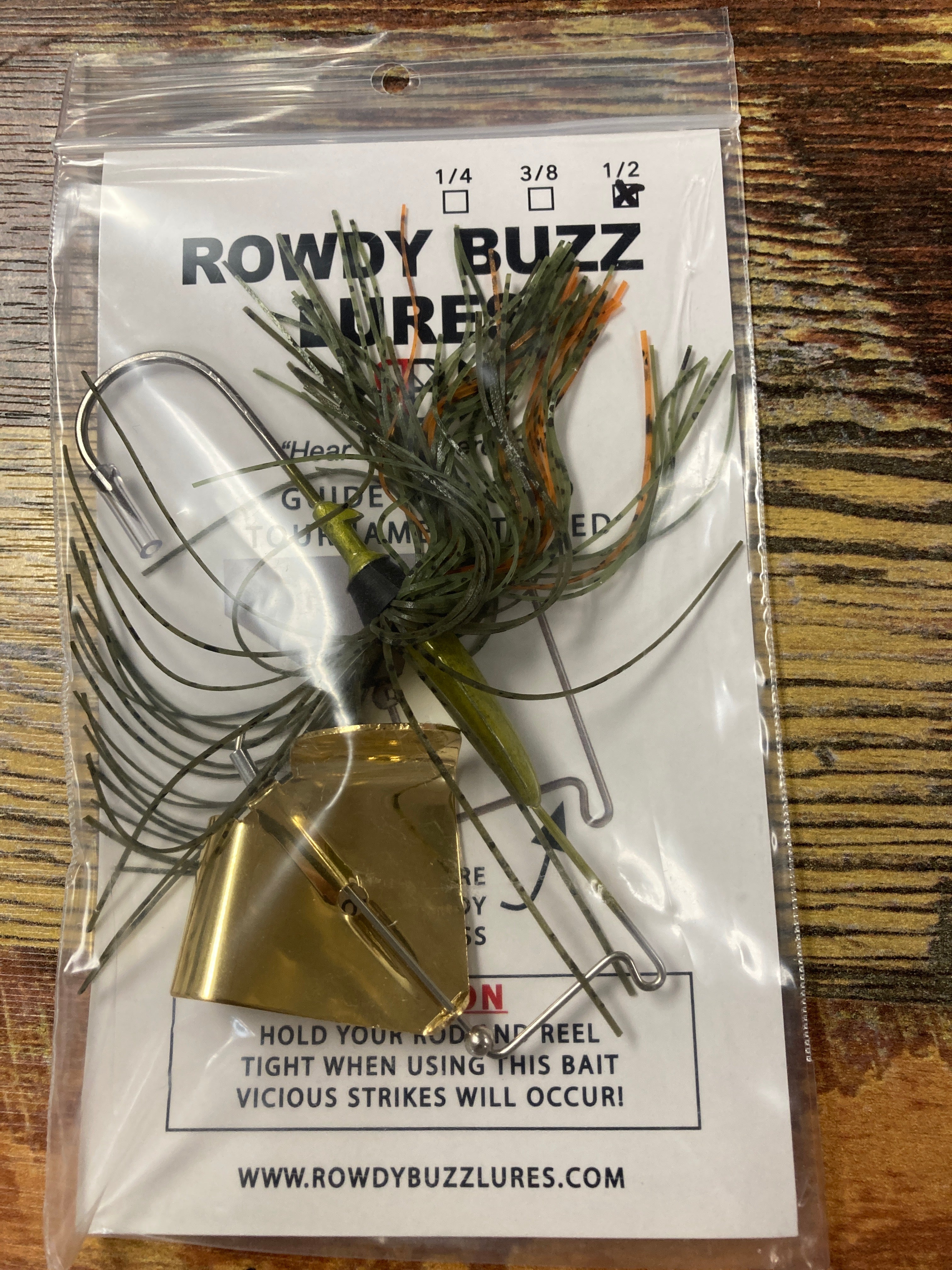 Rowdy Buzz Lures 1/2 oz Rowdy Gill Gold – Lake Fork Resort