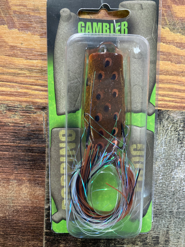 Gambler Popping Frog 7/16 oz. Yellow Belly – Lake Fork Resort