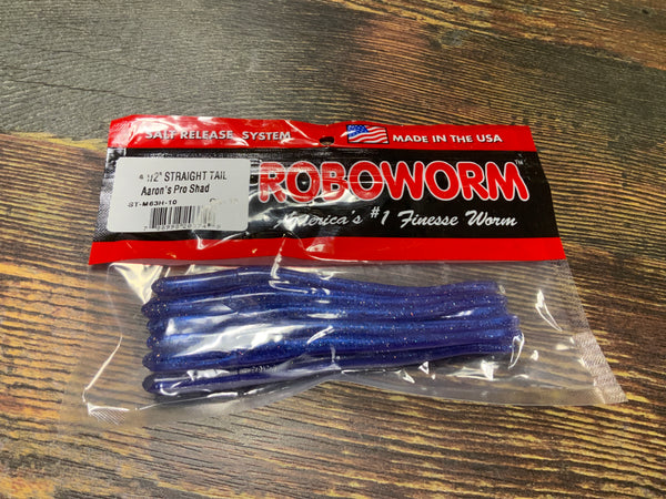 Roboworm Straight Tail 4.5 “ Aarons Pro Shad – Lake Fork Resort