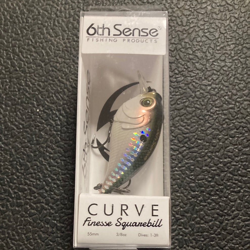 6th Sense Curve Finesse Squarebill 3/8 oz. Shad Scales – Lake Fork Resort