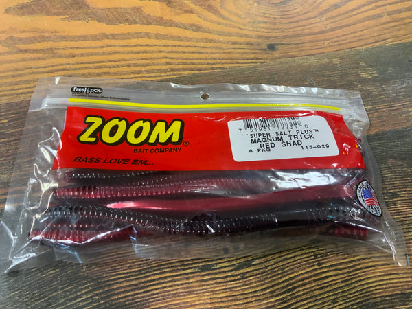 Zoom Mag Trick - Red Shad – Lake Fork Resort